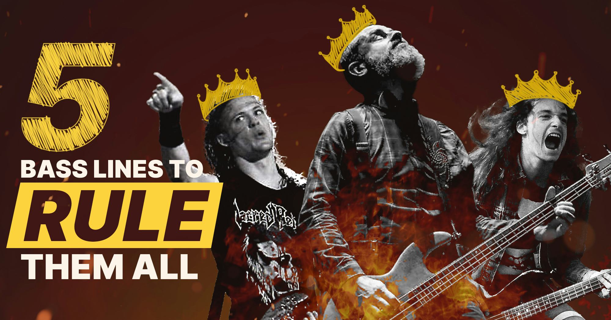 Top 5 METAL riffs for every beginner bassist | Scotts Bass Lessons