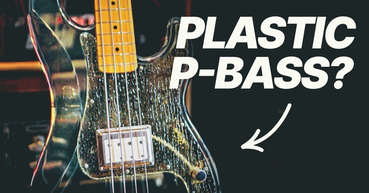 This P Bass is made of PLASTIC and sounds INSANE! | Scotts Bass Lessons