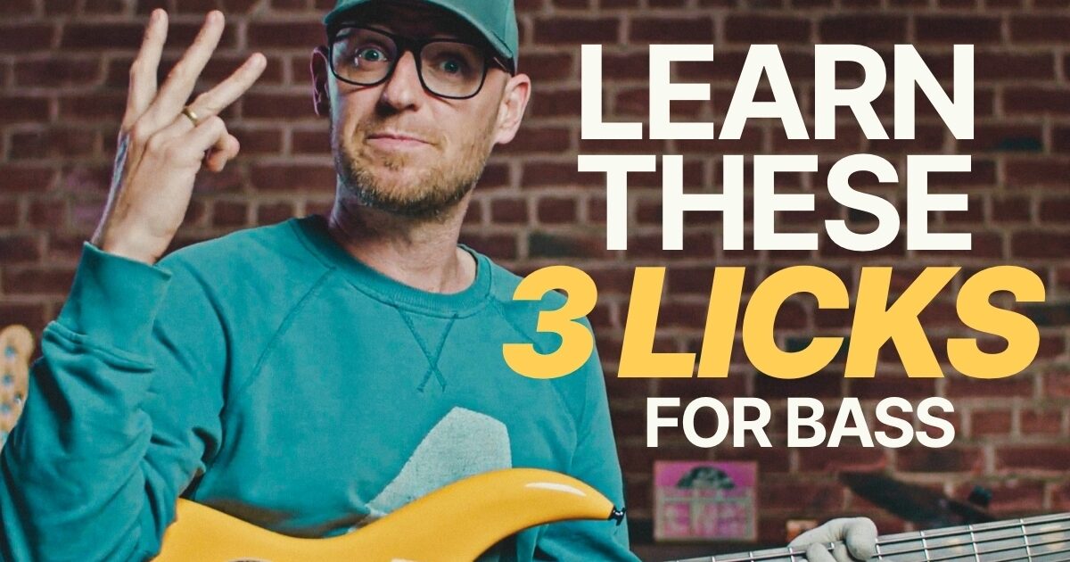 Bebop Licks for Bass (3 Levels) | Scotts Bass Lessons