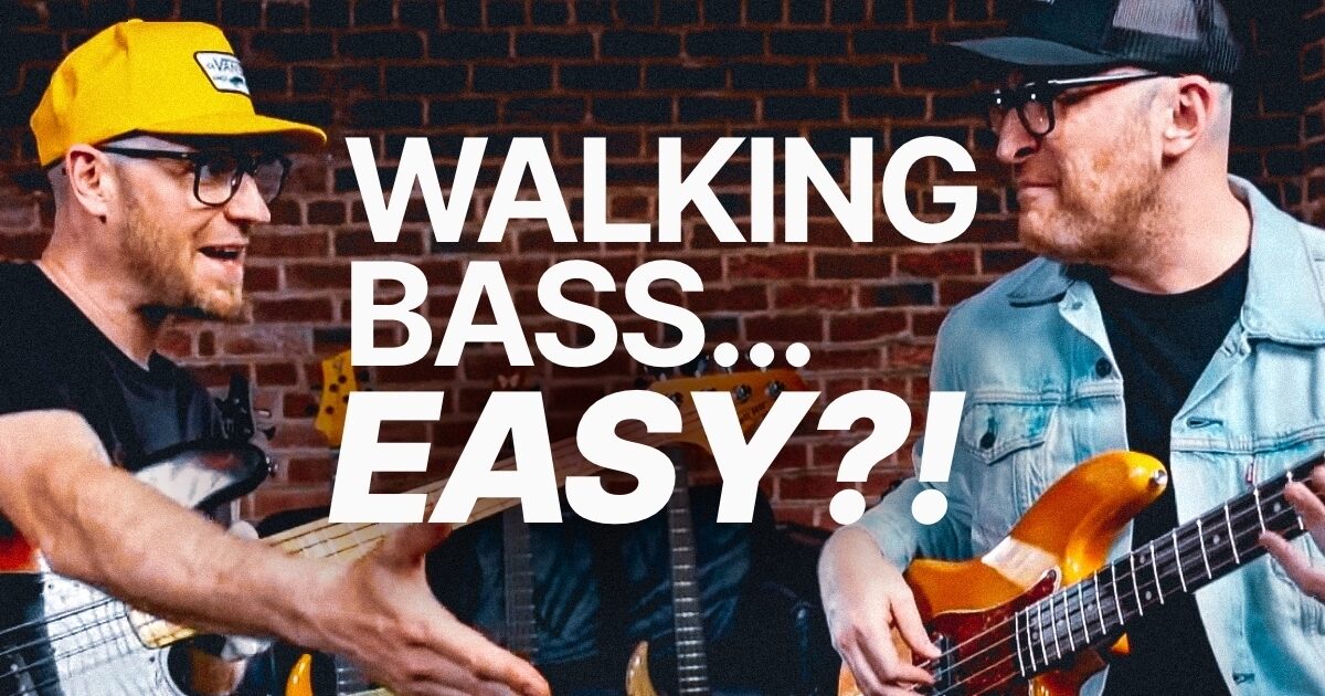 The EASIEST walking bass line formula EVER (in under 5 minutes ...
