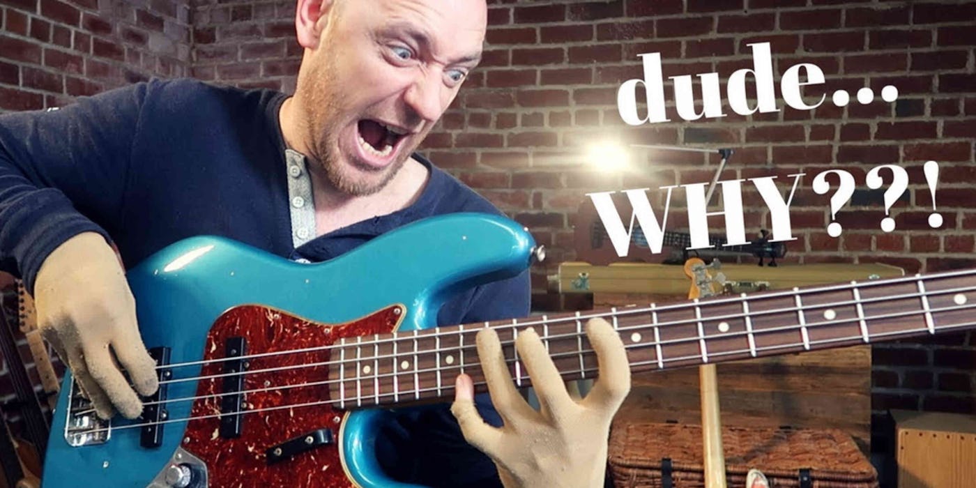 The Longest Most Over The Top Bass Lick Ever And My Bass Was Stolen Scotts Bass Lessons